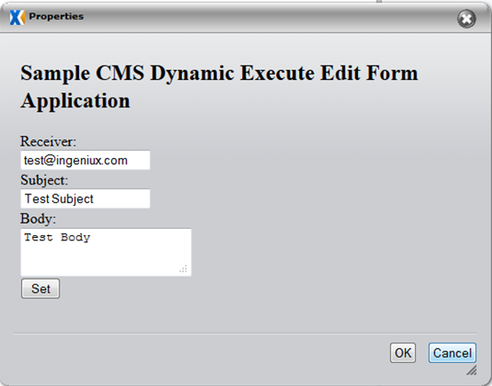 Creating A Custom Edit Form For A Dynamic Execute Element